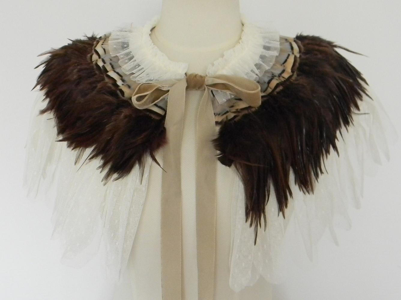 SoniaM Designs: Refurbished Feather Cape