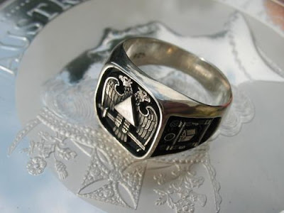 La Joyería del Masón: Anillo Masonico Grado 33 en Plata Pura925