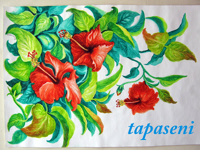 Aktiviti Seni Budaya dan Kemasyarakatan Mustafa Yahya: LUKISAN BUNGA RAYA