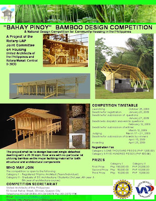 Bahay Pinoy: Competition Flyer