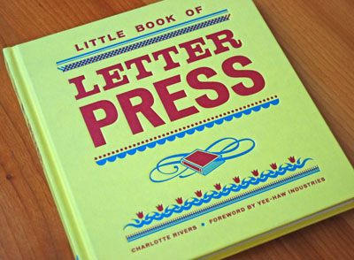 Something Blue: Little Book of Letterpress