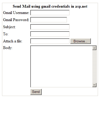Asp.net send email with images using Gmail credentials - ASP.NET,C#.NET ...