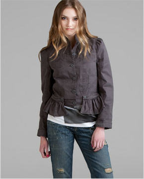 Juicy Couture Peplum Jacket on SmartBargains - Elle Blogs