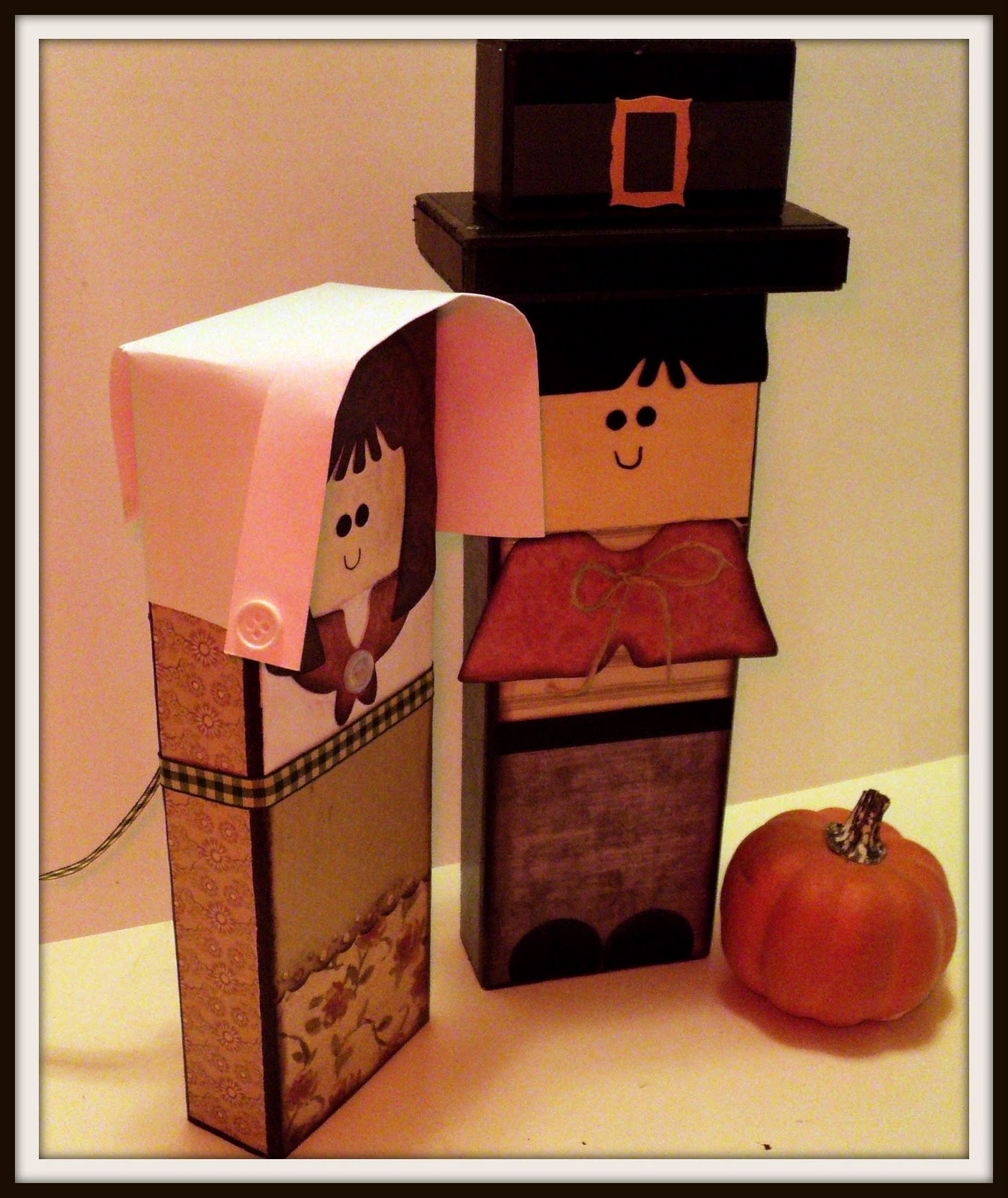 Crafty Girls Workshop...: Scrap Wood Pilgrims