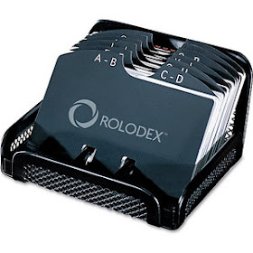 Crafty Girls Workshop...: Rolodex turned Birthday Calendar!