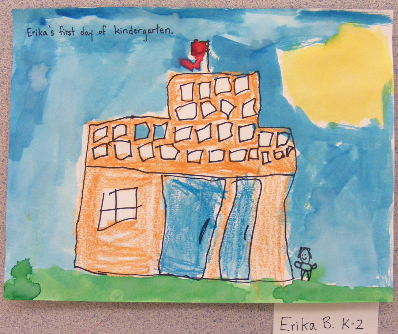 Suffield Elementary Art Blog!: Kindergarten First Day of School Paintings