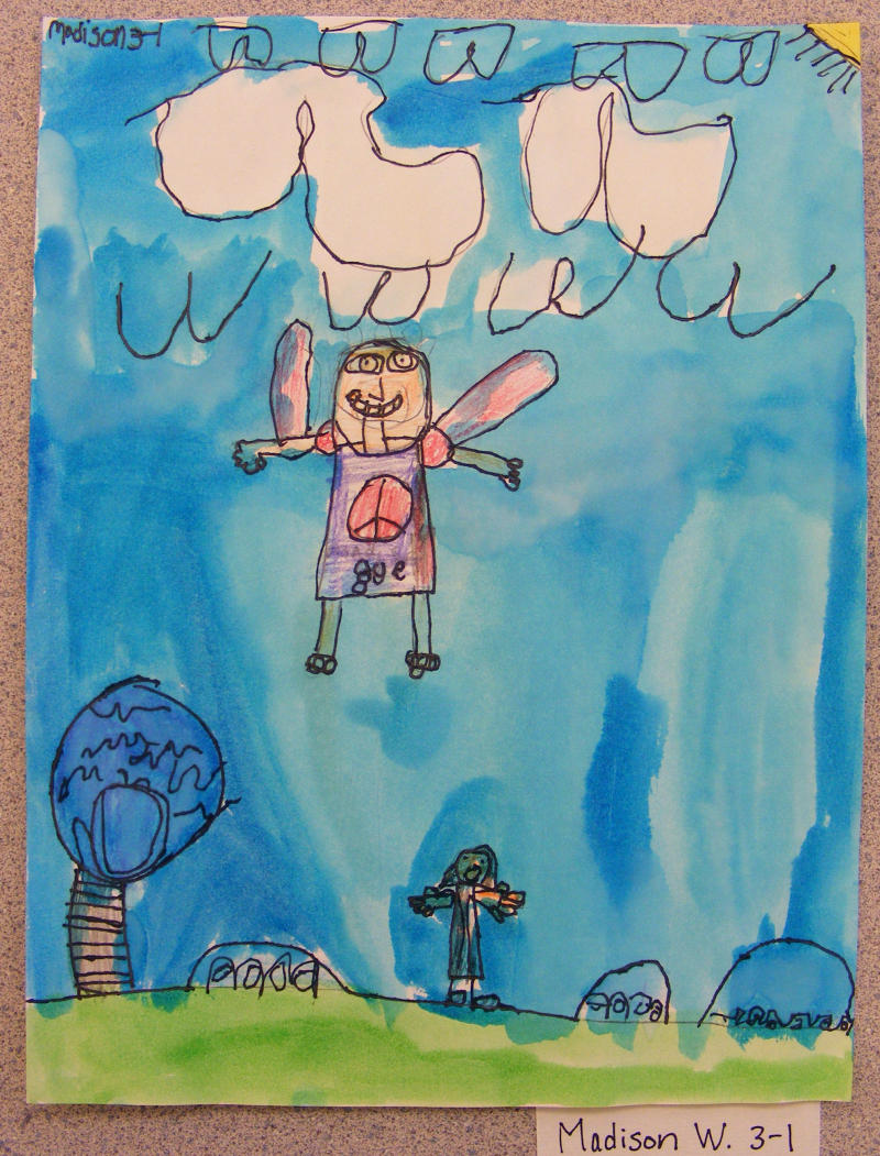 Suffield Elementary Art Blog!: 3rd Grade Art to Remember Full Body Self ...