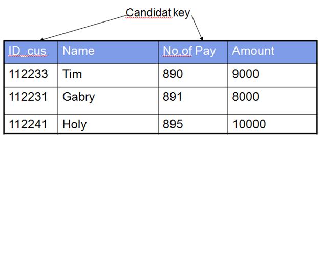 Munthe: ALTERNATE KEY DAN CANDIDATE KEY