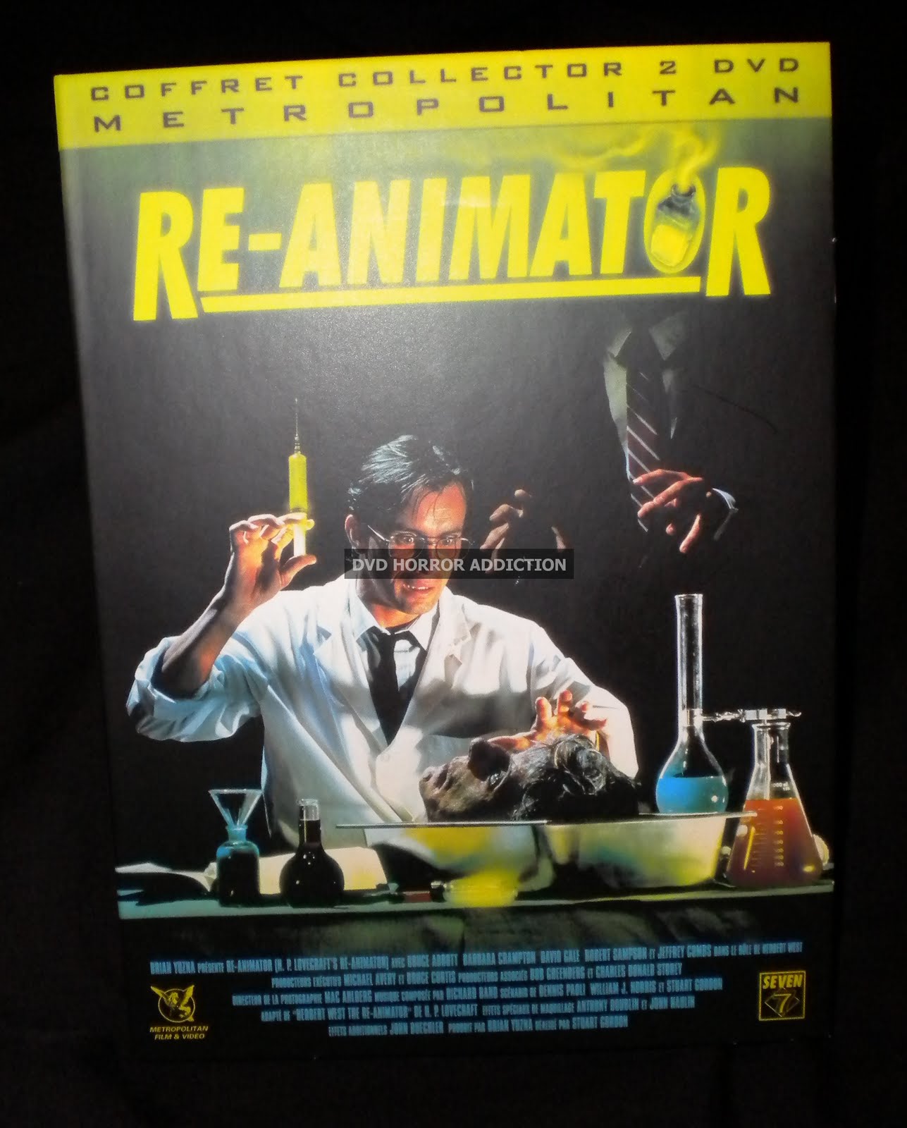 HORROR ADDICTION DVD & BLU-RAY: RE-ANIMATOR 1985
