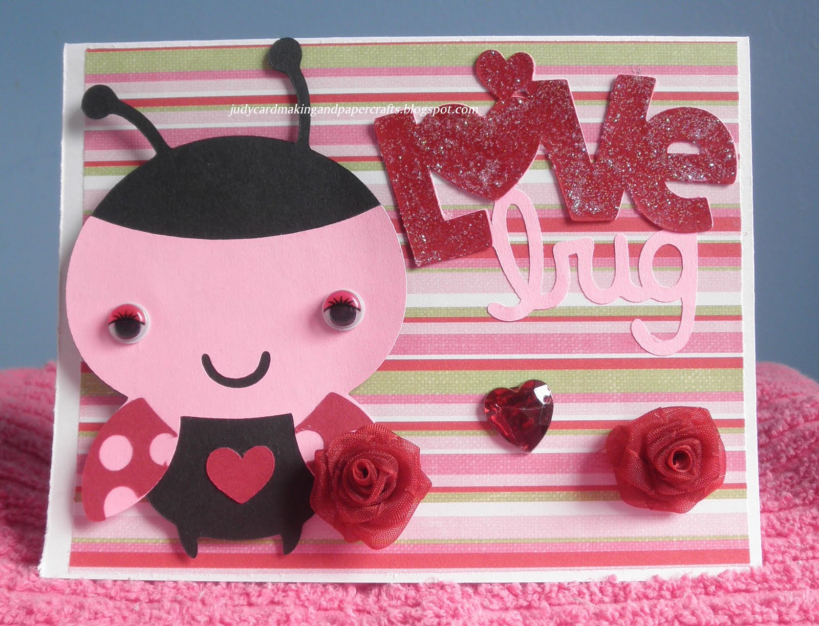 Judy's Handmade Creations: Love bug card!!