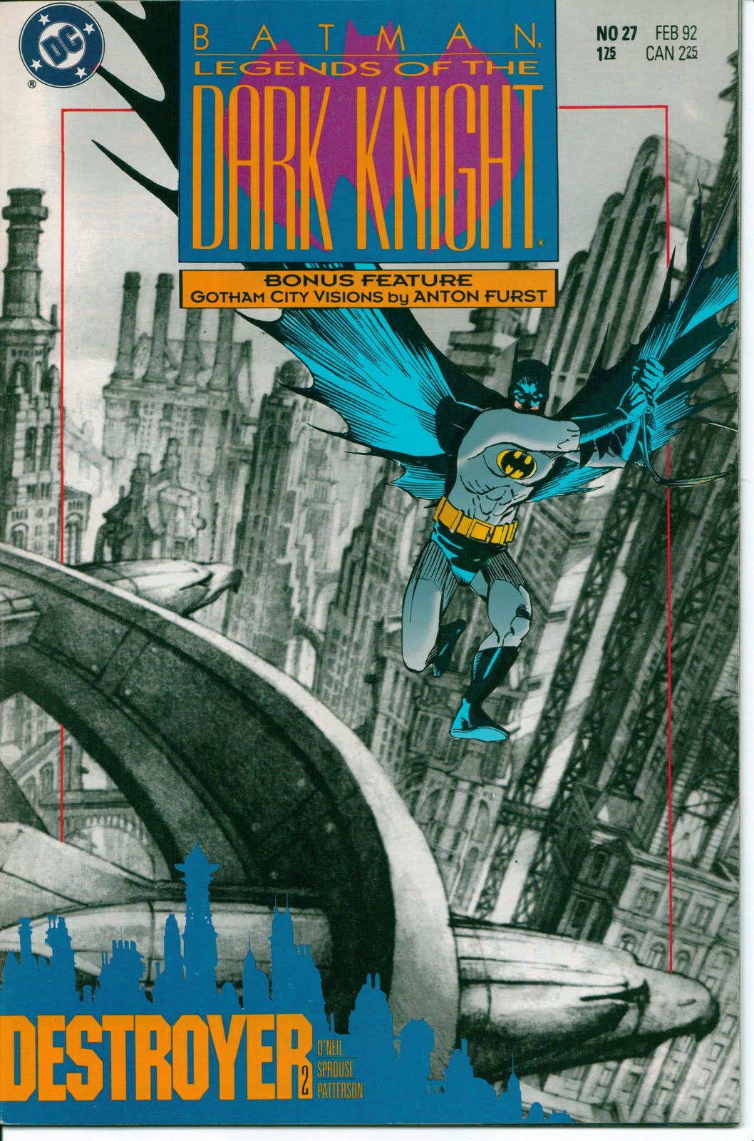 Allyson's Attic: BATMAN: THE DESTROYER: Batman 474 Legends of the Dark ...