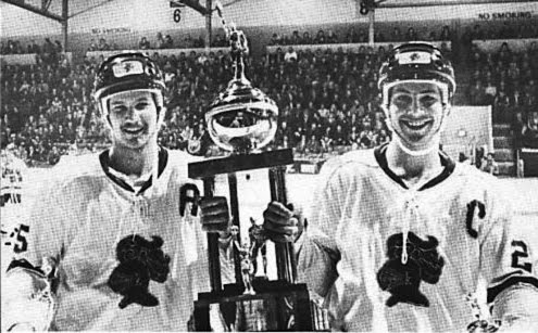 Vintage Leafs: London Knights teammates: Rob Ramage & Brad Marsh