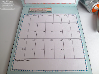 Mel Stampz: MFT HOP! Make The Date calendar book (templates & tut.)