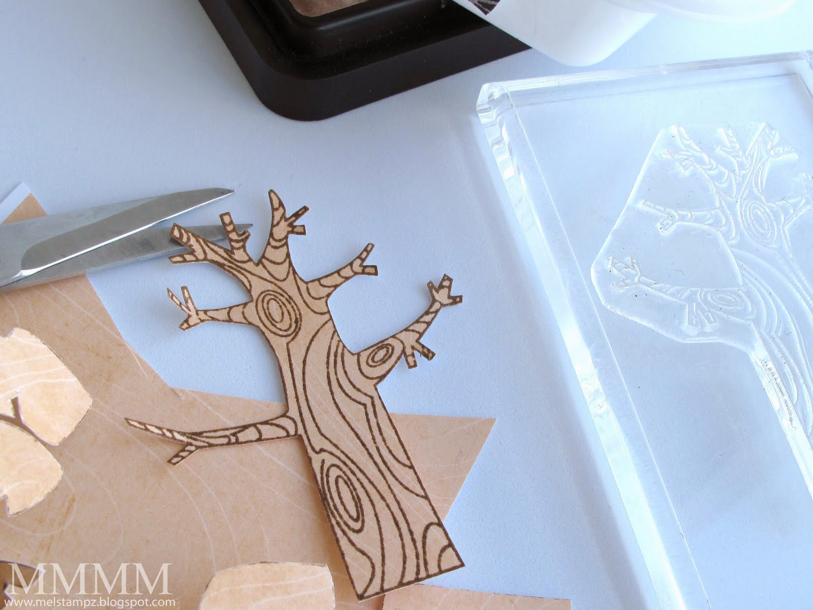 Mel Stampz: New MFT Set & Templates--- Sheltering Tree 4.5" box