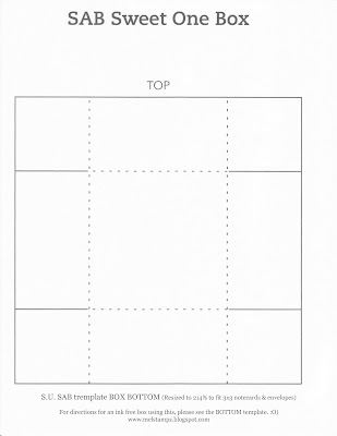 Mel Stampz: Micro-Beaded Winter Wonderland (3x3 Box template with a lid)