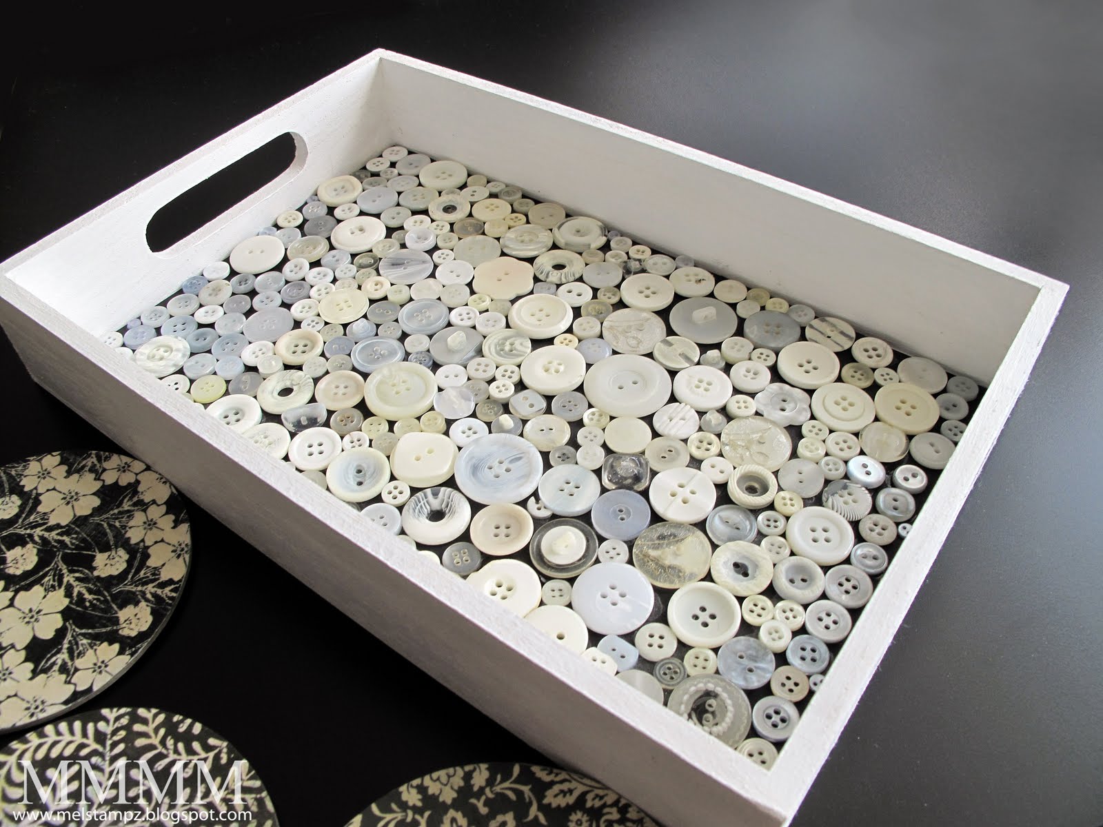 Mel Stampz: Button Tray