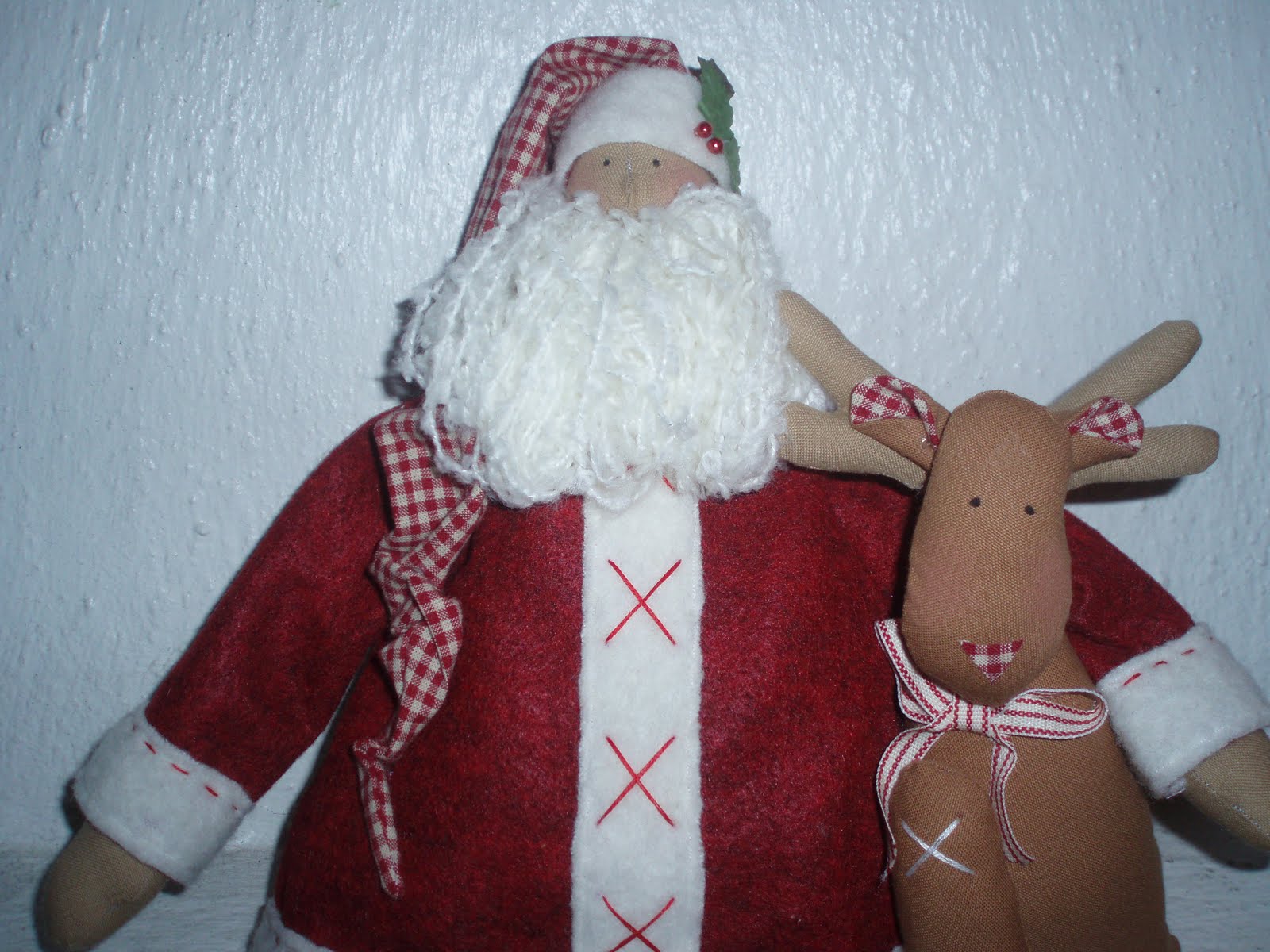 Nettans pyssel: Tomte med ren