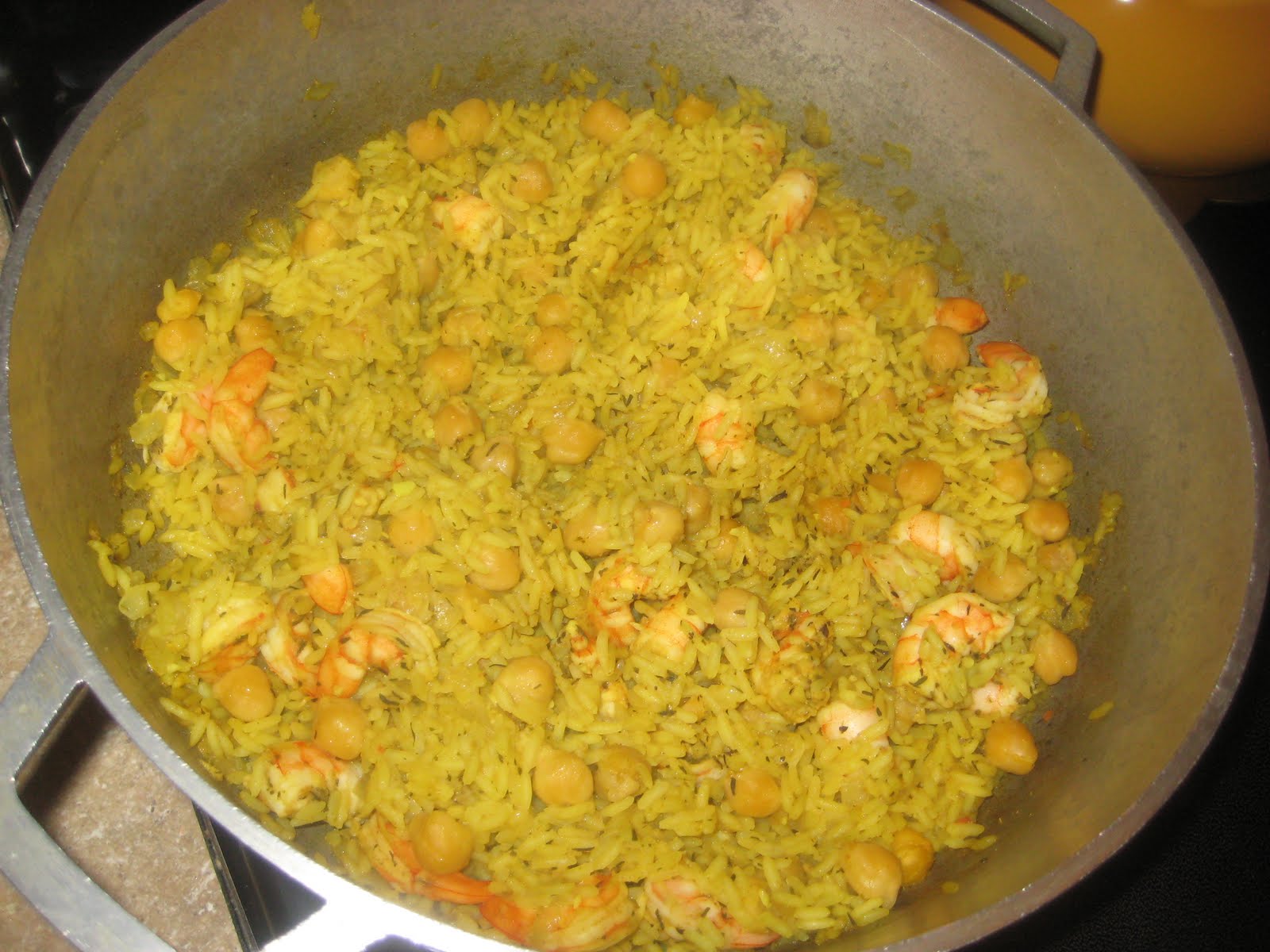 What's for Iftar- Curried Channa Rice with Shrimp | Sweet Hand Trini