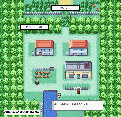 01 MAP Pokemon Leaf Green-Pallet Town ~ Full Games