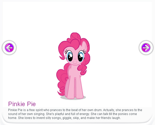My Little Pony G4: Character Descriptions
