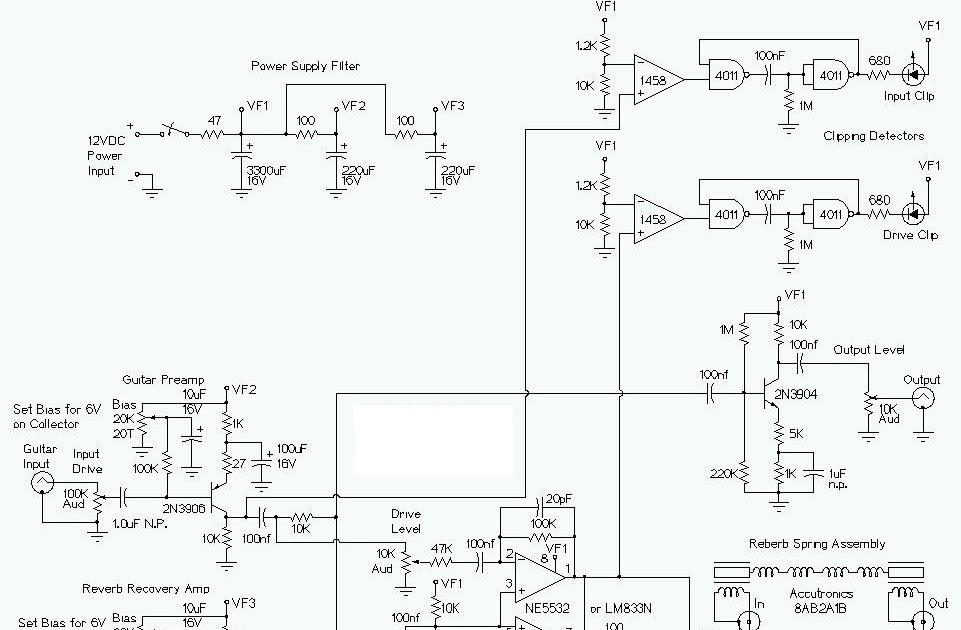 Skema Efek Reverb - paimosubroto: Rangkaian Efek Gitar / Tutorial cara ...