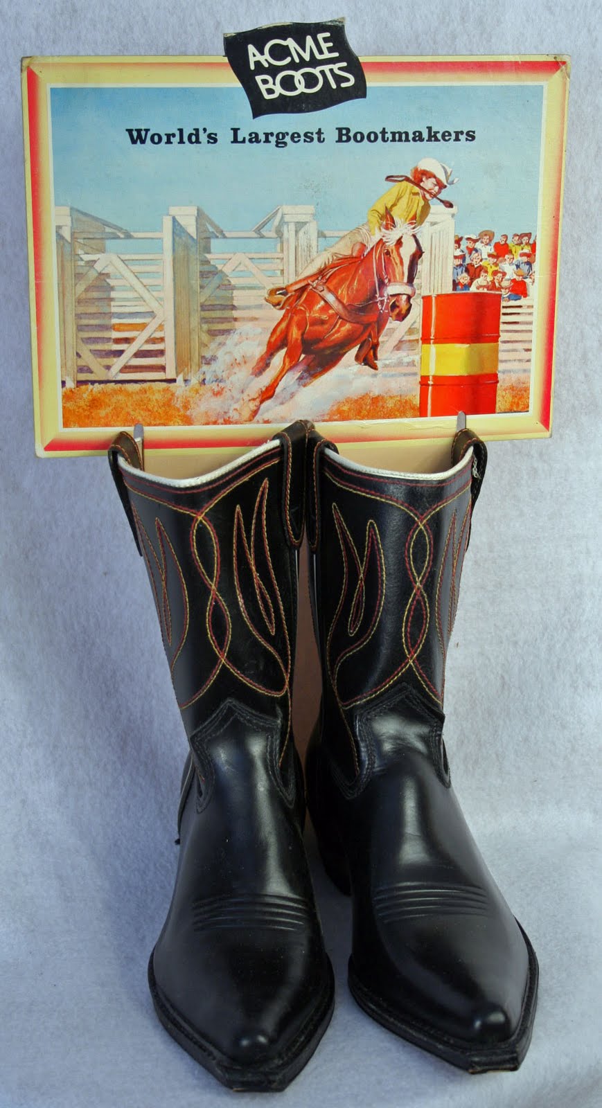Ballyhoo Vintage News: Acme Cowboy Boot Ad Campaign