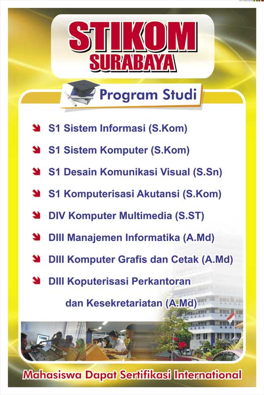 smart advertising: Banner Stikom Program Studi