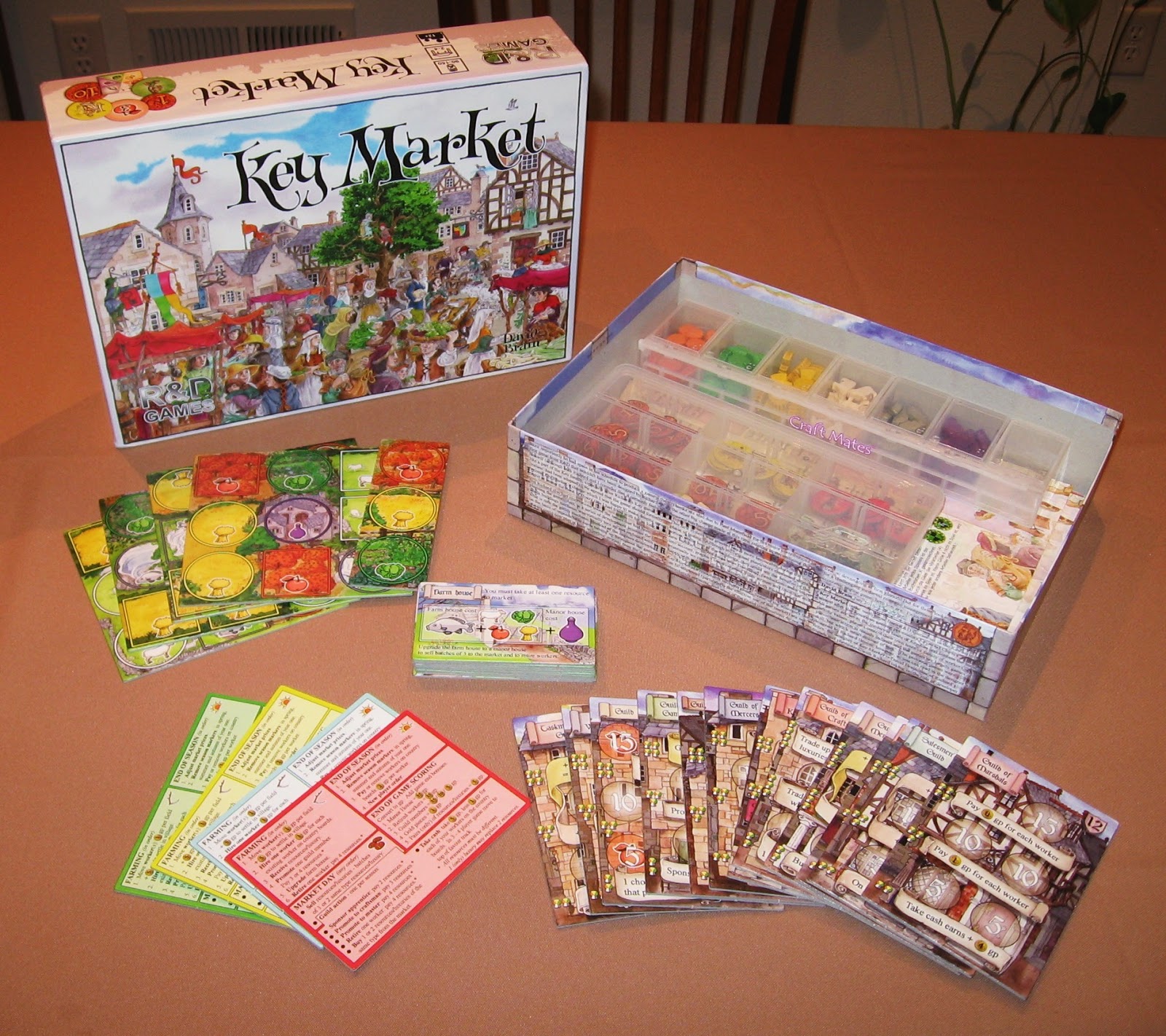Matt's Board Game Back Room: HOT BOX - Key Market (What's in the Box?)