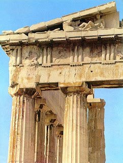 The Temple of Parthenon at Athens
