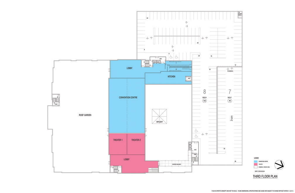 The Sitara Indoor Shopping Centre in Scarborough: Floor plan