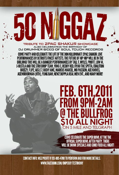 810Fresh: THE "50 NIGGAZ" TRIBUTE TO 2PAC SHOWCASE.