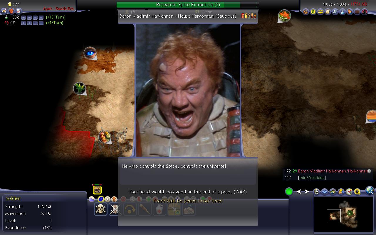 Gnome's Lair: Dune Wars: The Dune mod for Civ IV