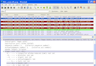 saranlom: The TCP FIN scan and The TCP NULL scan