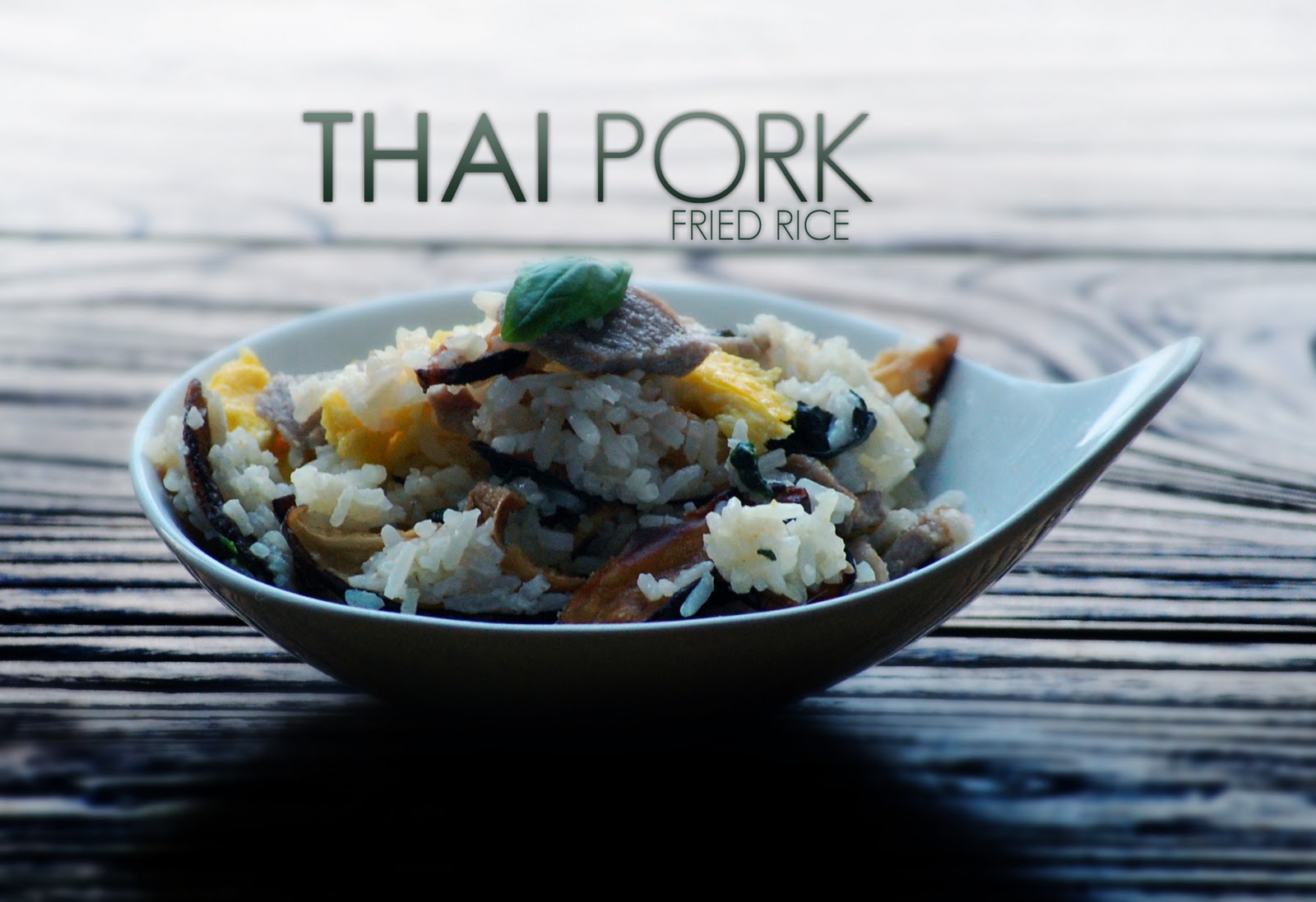 eats with the peeps: THAI PORK FRIED RICE
