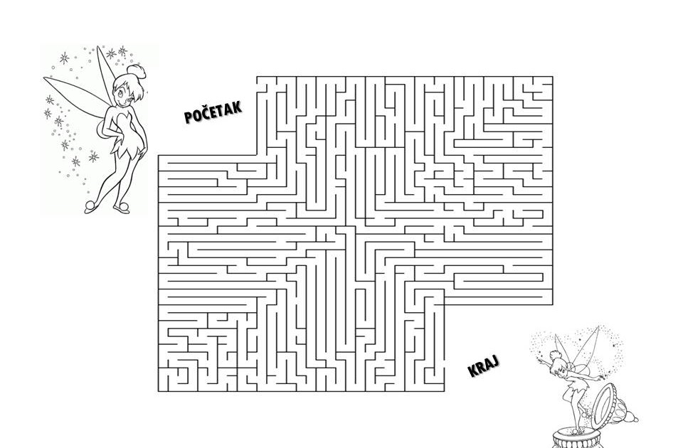 Zlatna djeca: Napravite zanimljive labirinte...