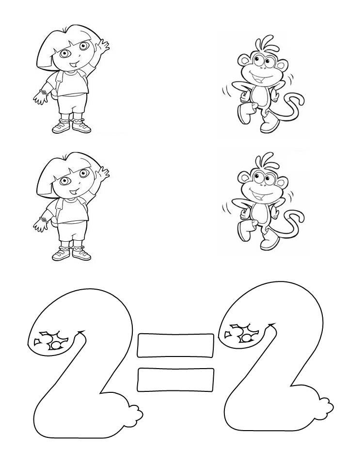 Zlatna djeca: Bojanka: Više, manje, jednako