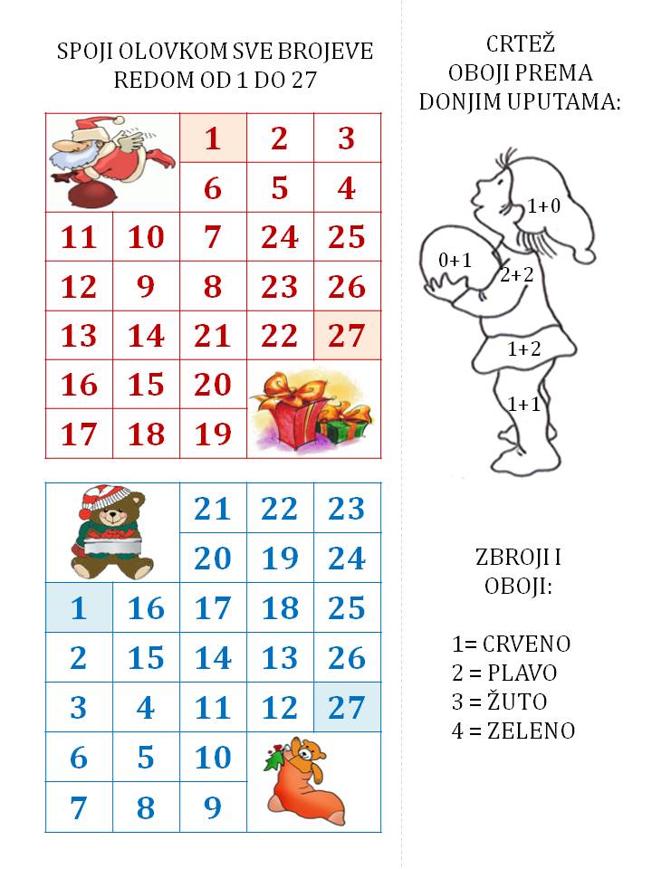 Zlatna djeca: Nekoliko matematičkih zadataka za prvi razred - učimo ...