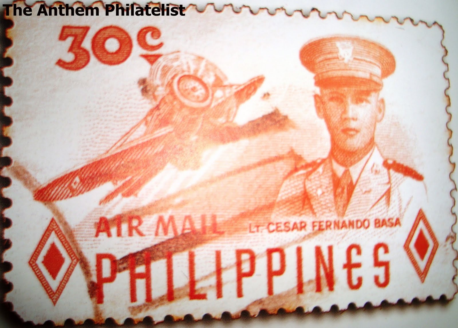 Lt. Cesar Fernando Basa on Stamps