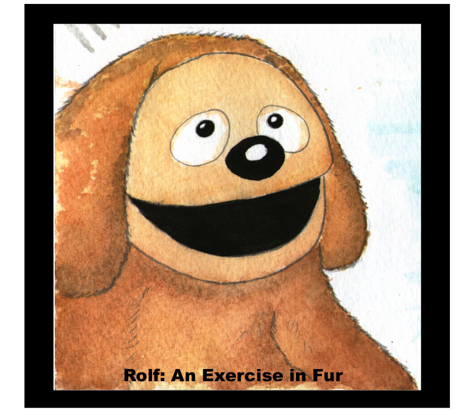 Sketches, doodles and illustrations: Rolf the Dog