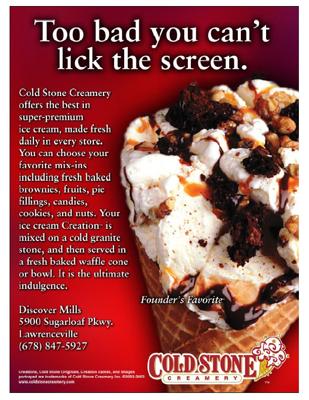 What is good: Existing Companies; Coldstone Creamery