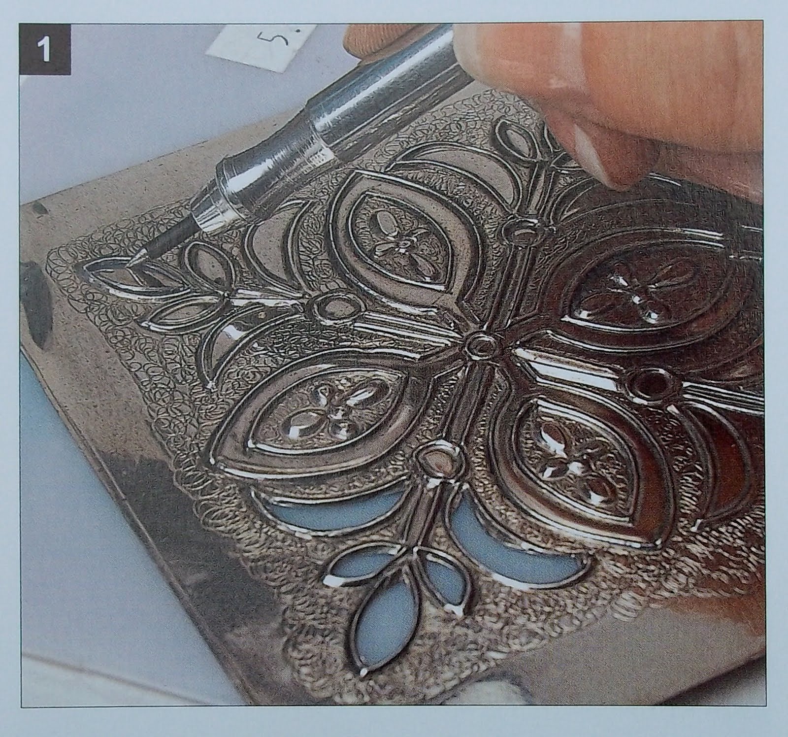 Gilding the Lily Classes: The Art of Metal Embossing ~ Demo & Tools