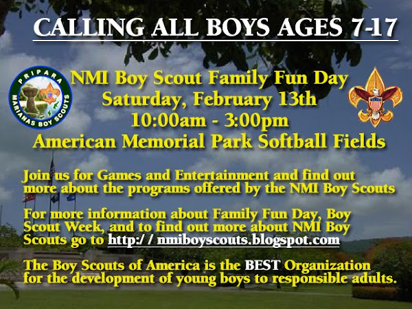 NMI Boy Scouts Boy Scout Month- February 2101: Congratulations Arthur ...