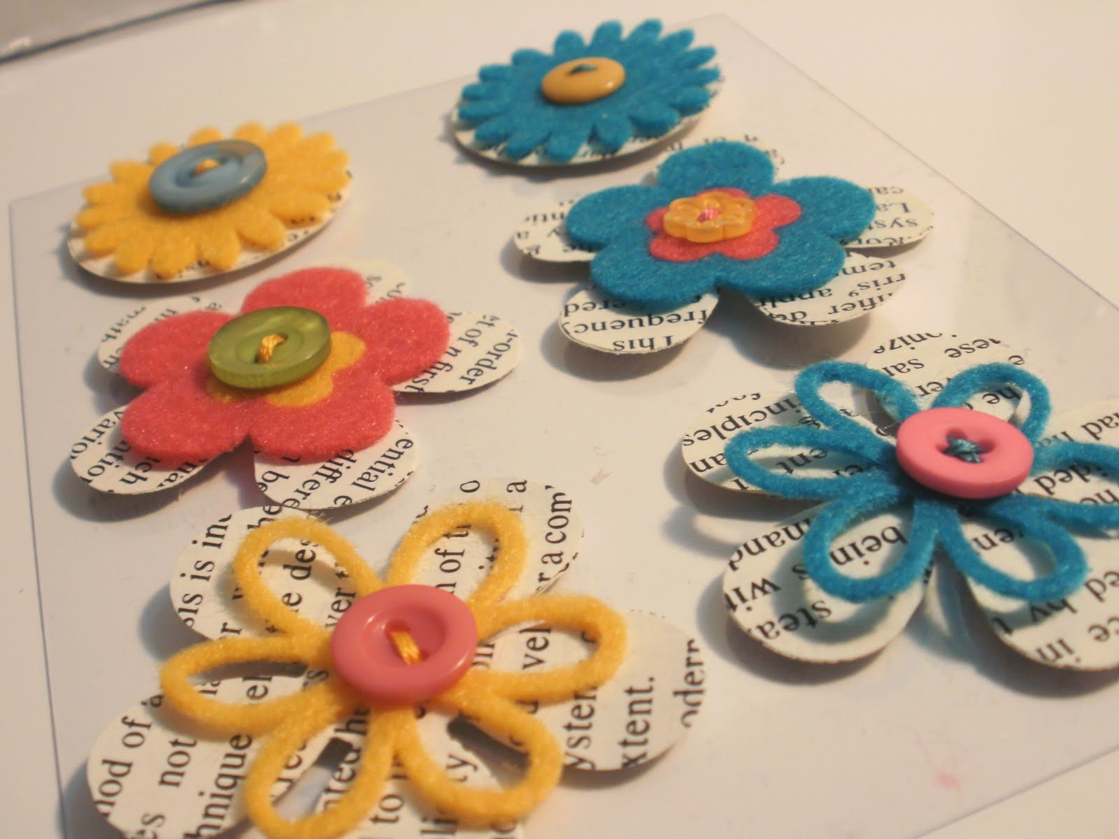 Homemade and Handmade Felt Embellishments