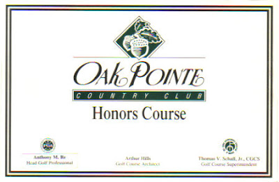 Gone Golf'in or Gone Photograph'in: Michigan Scorecards (Images 397 to 418)