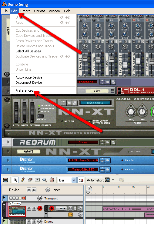 Free Reason Tutorials, How to's in Reason: How to Setup Your Sound ...