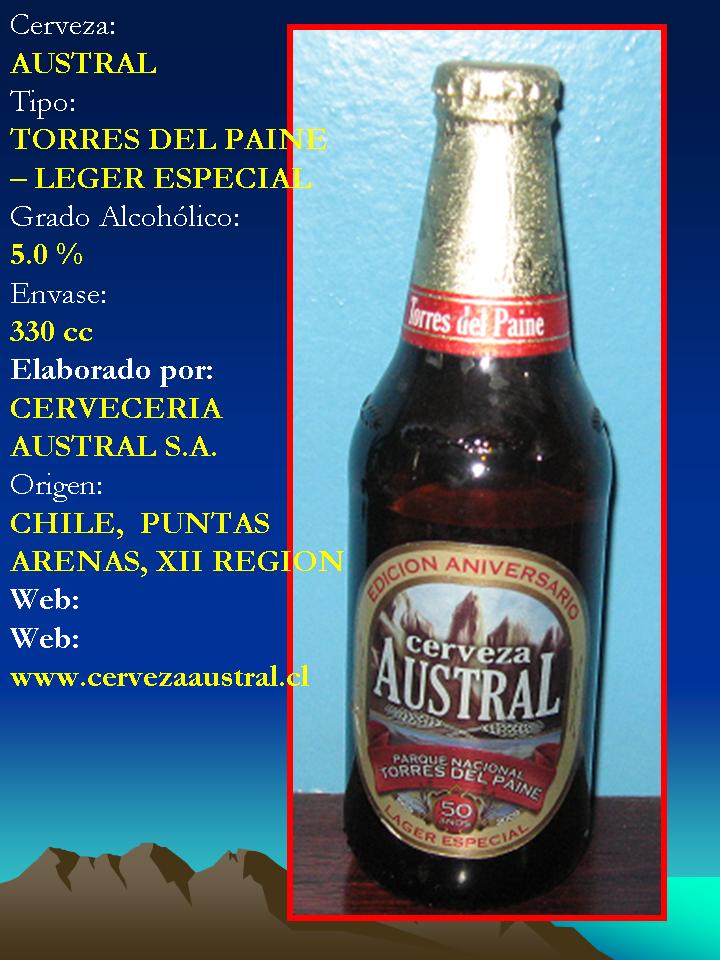 COLECCION CERVEZAS DE CHILE Y EL MUNDO DE F.A.A.L.: CERVEZAS DE CHILE ...