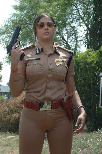 trendsetter 2012: Namitha in Police Costume Spicy Photos