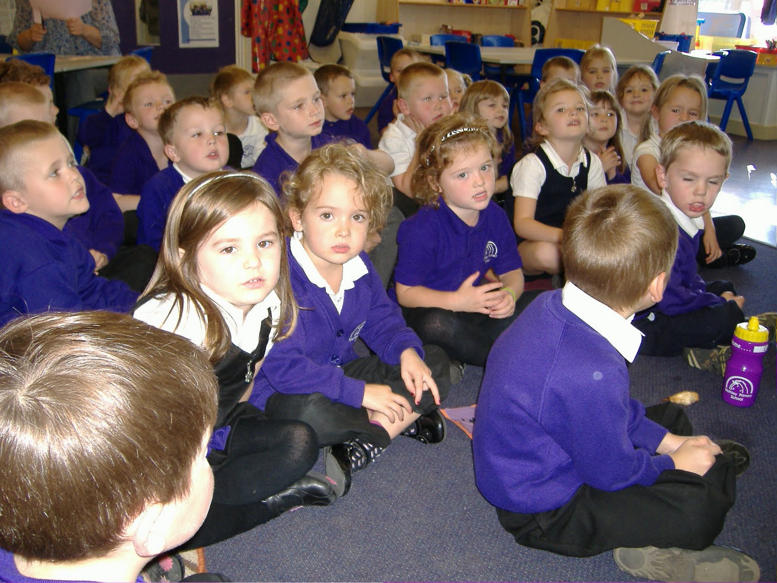 Reception @ Methley Primary School.: Singing with New York Class