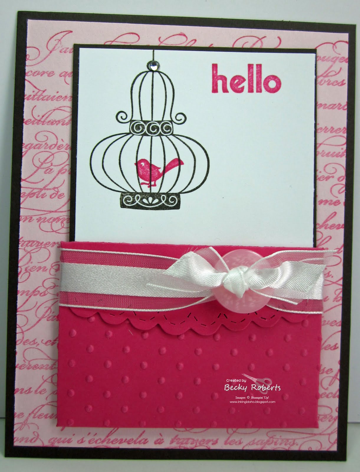 Inking Idaho: Hello Note Cards