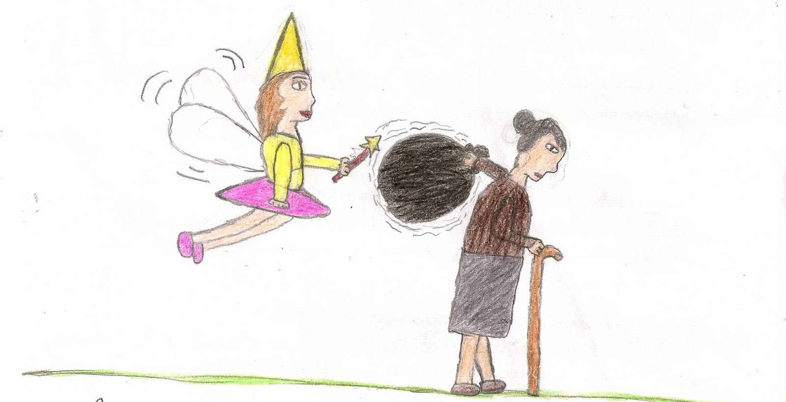 Calendinhas: Uma cena do livro "A Fada Oriana"